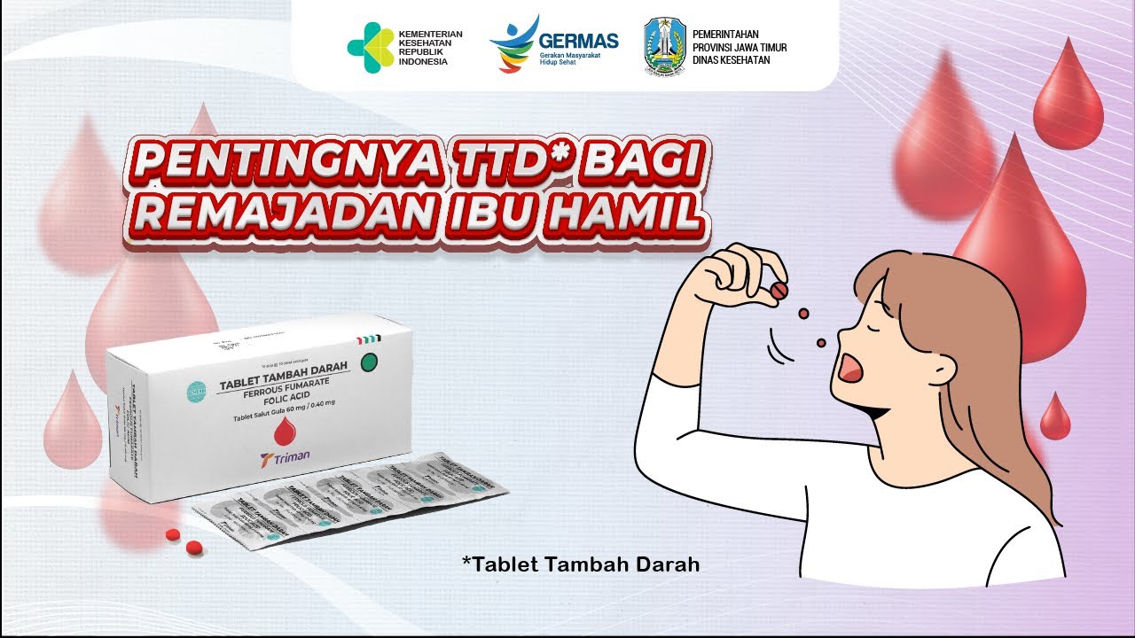 PENTINGNYA KONSUMSI TTD (TABLET TAMBAH DARAH) BAGI REMAJA DAN IBU HAMIL ...