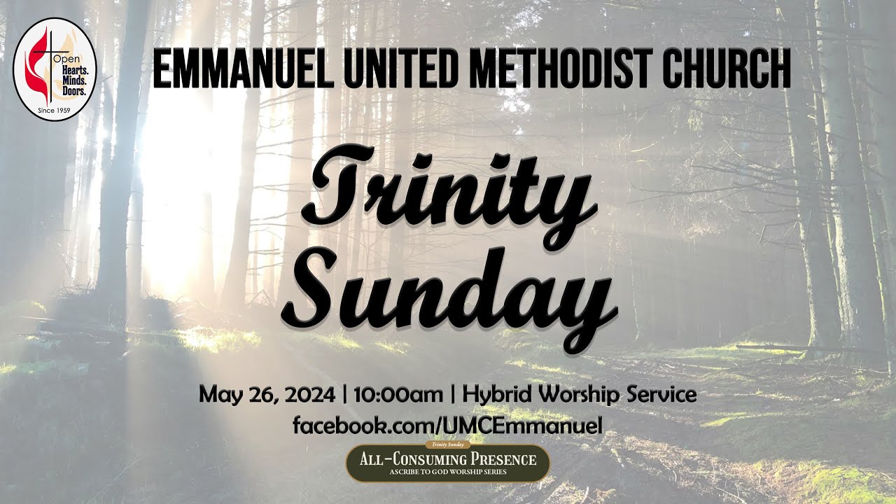 MAY 26, 2024 | HYBRID WORSHIP SERVICE | TRINITY SUNDAY - YouTube