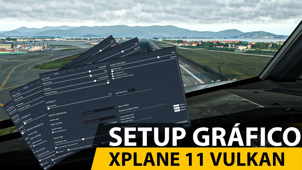 Xplane 11 Setup Gráfico VULKAN - YouTube