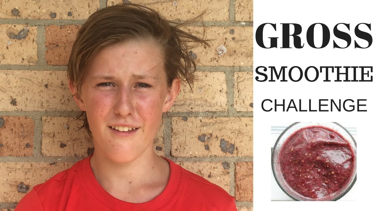 GROSS SMOOTHIE CHALLENGE // Ft. Darcy - YouTube