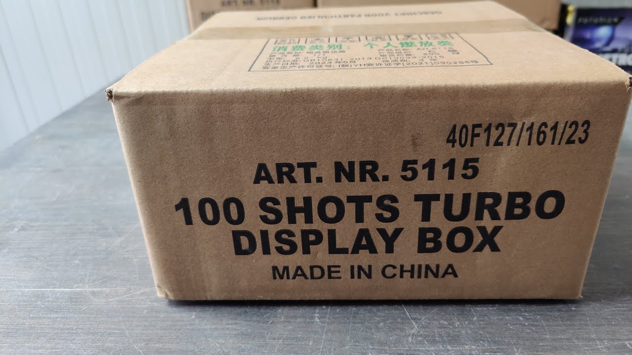 Turbo Display Box 100 shots - Magnum 2023-2024 - YouTube