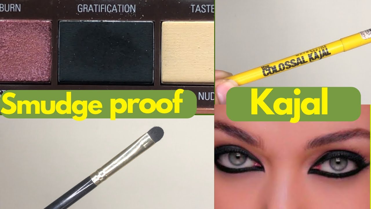 How to make your Kajal smudge proof || easy || step by step tutorial ...