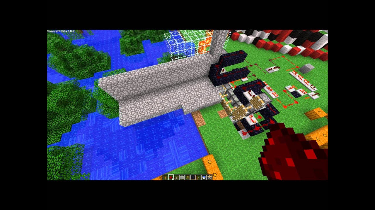 Self Building Bridge - Minecraft - YouTube