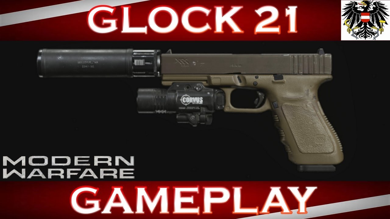 Modern Warfare Glock 21 (X16) Gameplay - YouTube