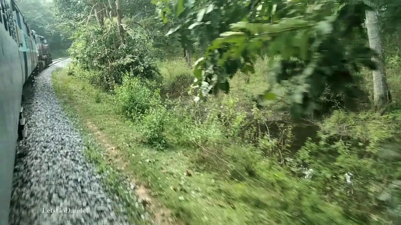 Journey by Train from Alnavar to Dandeli - YouTube