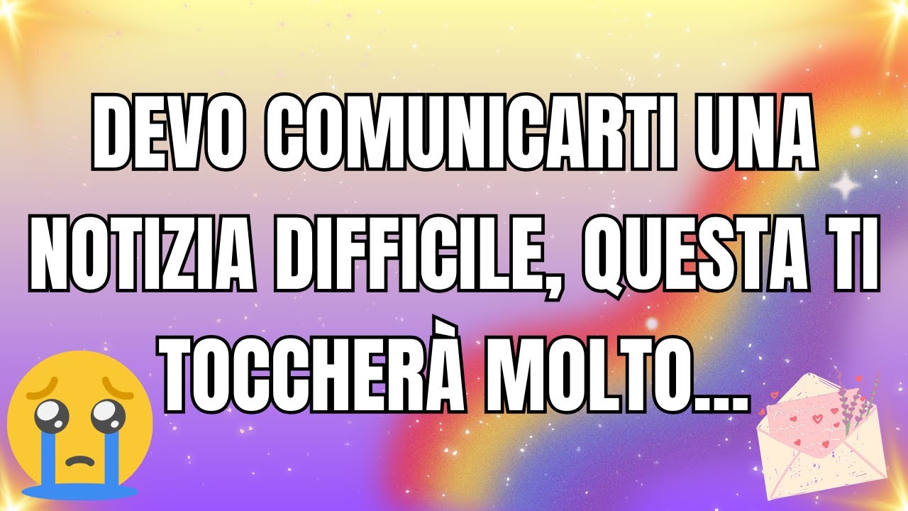 🛑 Messagio di dio per te oggi: "MI DISPIACE DOVERVI DIRE QUESTO ...