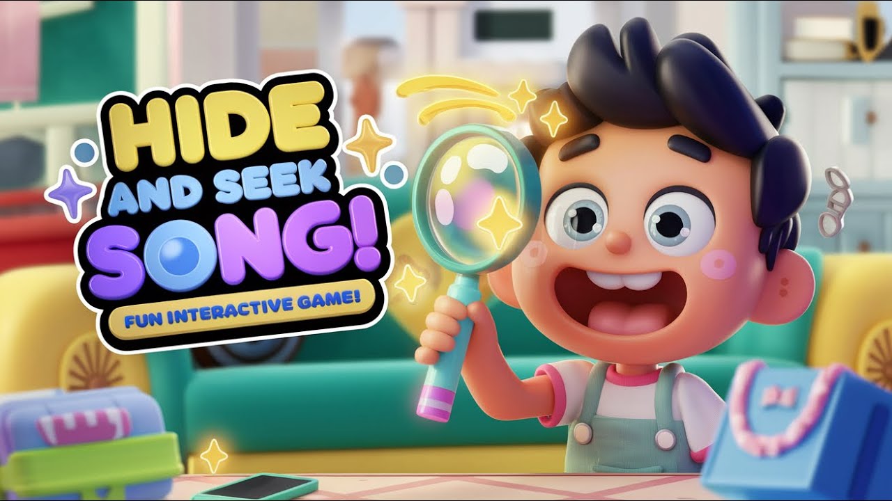 🎯 Hide and Seek Song | Fun Kids Game Song | Find the Treasures & Sing ...