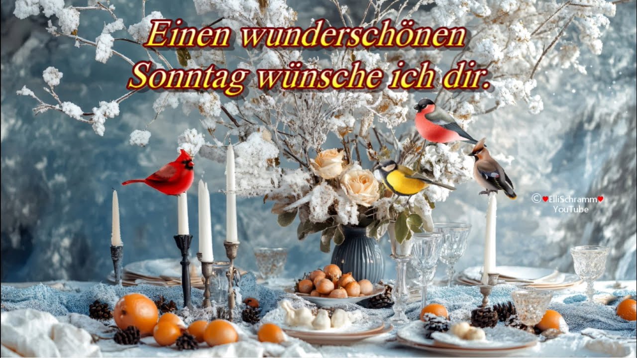 Herzliche Grüße am Sonntag 💗 Lass die Seele baumeln, genieße einen ...