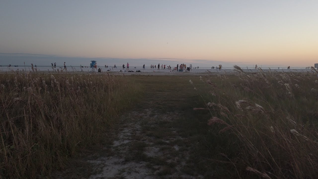 Siesta Key Beach Walk. Just after sunset. (Wednesday, October 5th, 2022 ...