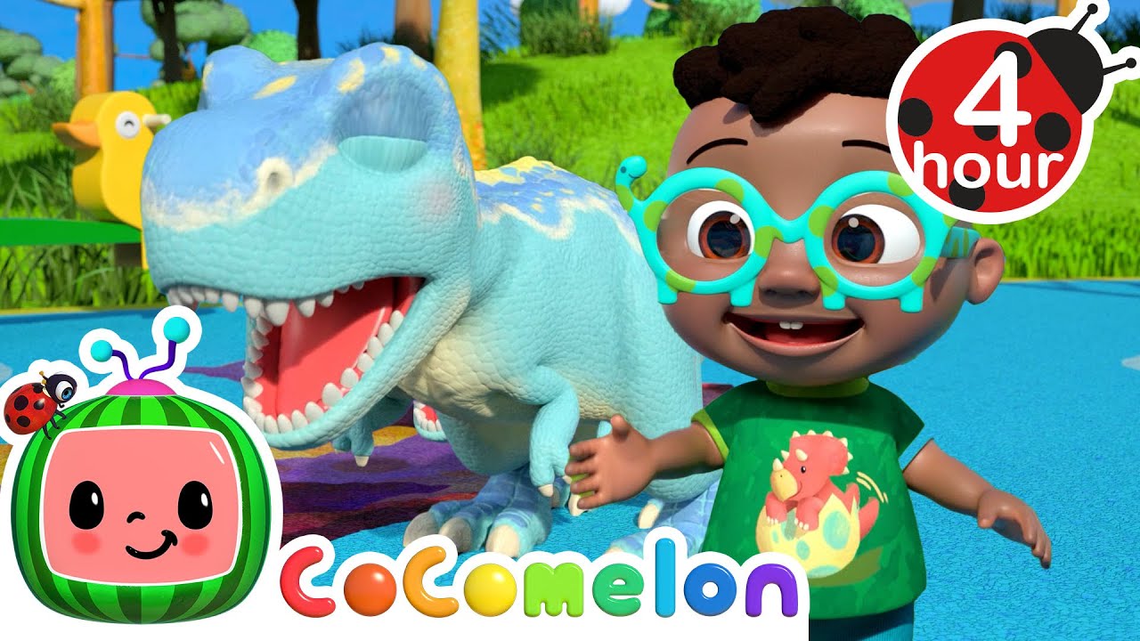 Counting 10 Little Dinos + 4 Hours | CoComelon - Cody's Playtime ...