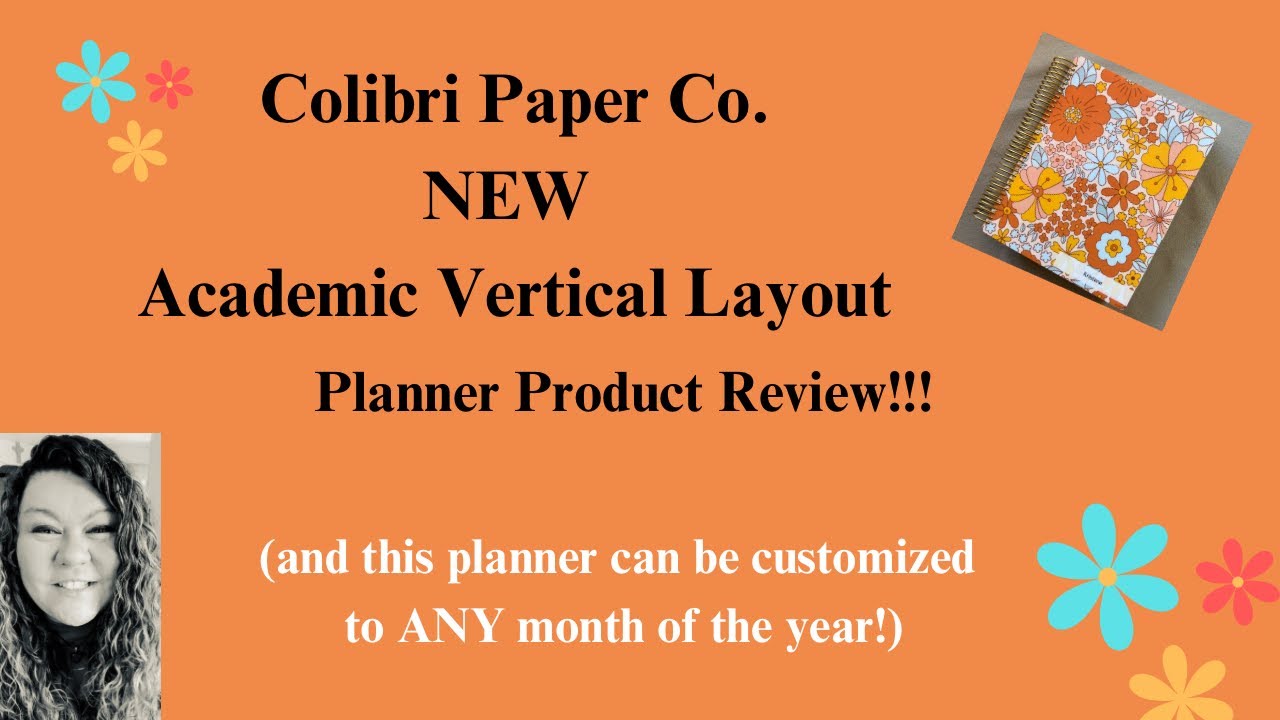 Colibri Paper Co. Planner Review of their Academic Vertical Layout ...