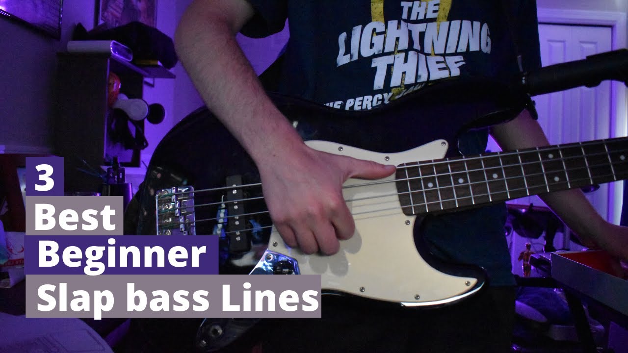 3 Best Beginner Slap Bass Lines! - YouTube