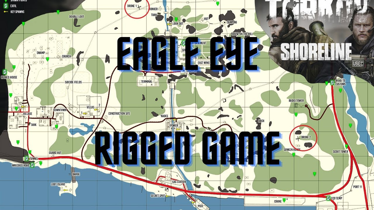 Rigged Game Eagle Eye Tasks Escape From Tarkov - YouTube