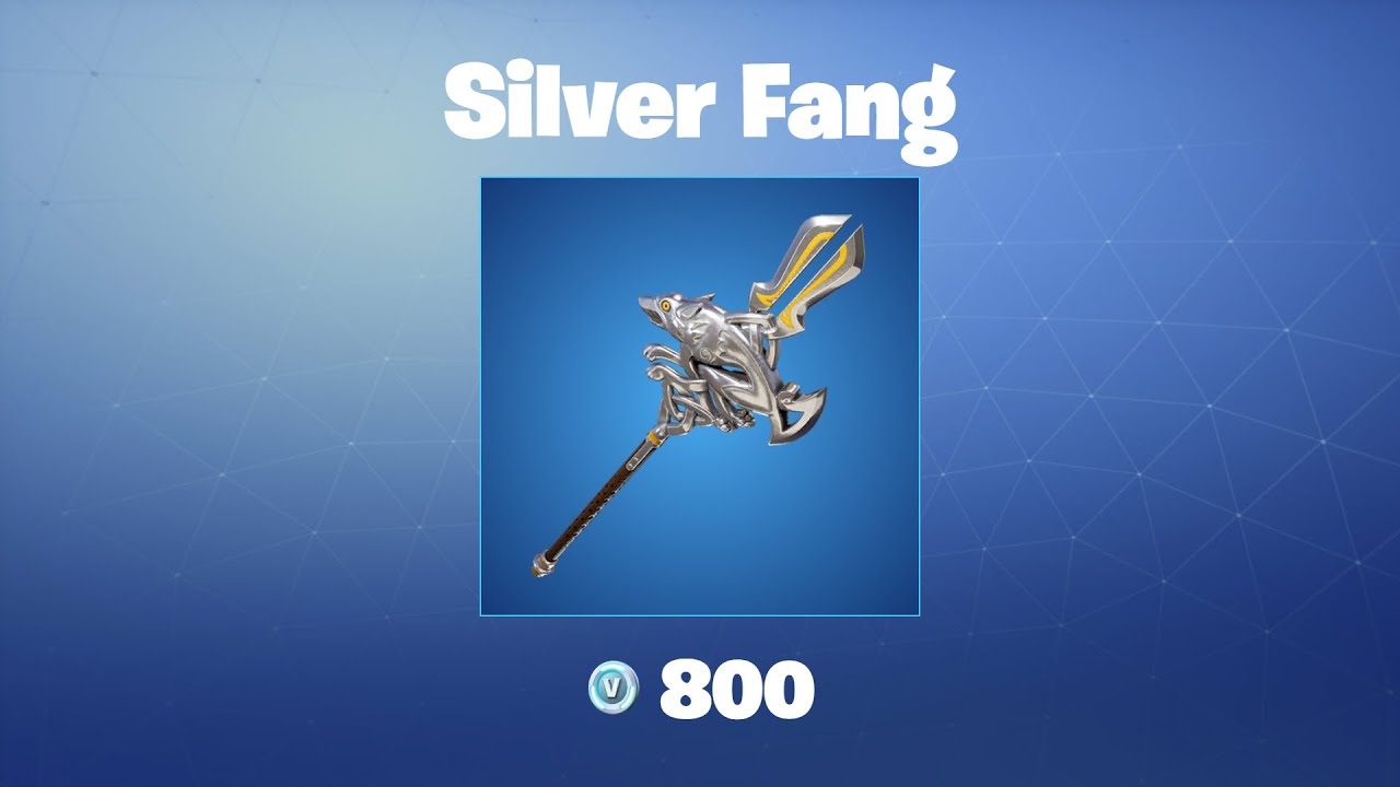 Silver Fang | Fortnite Pickaxe - YouTube