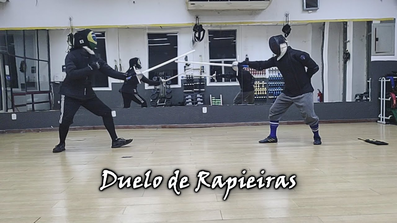 AEHC | Duelo gentlemen| Rapieira| Espada roupeira - YouTube