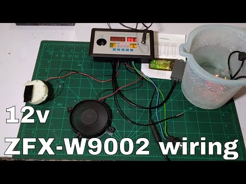 12v ZFX-W9002 incubator controller wiring and setting