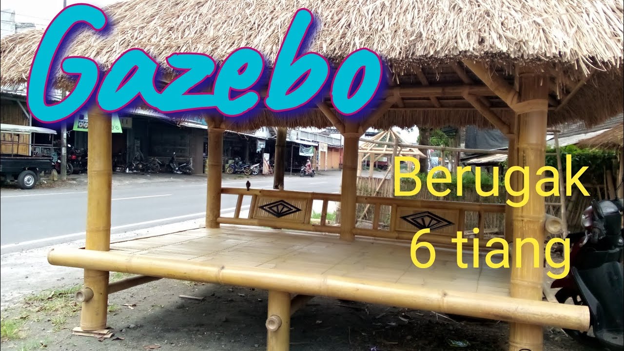 proses awal pembuatan berugak tiang 6#bamboo craft@cahaya792 - YouTube