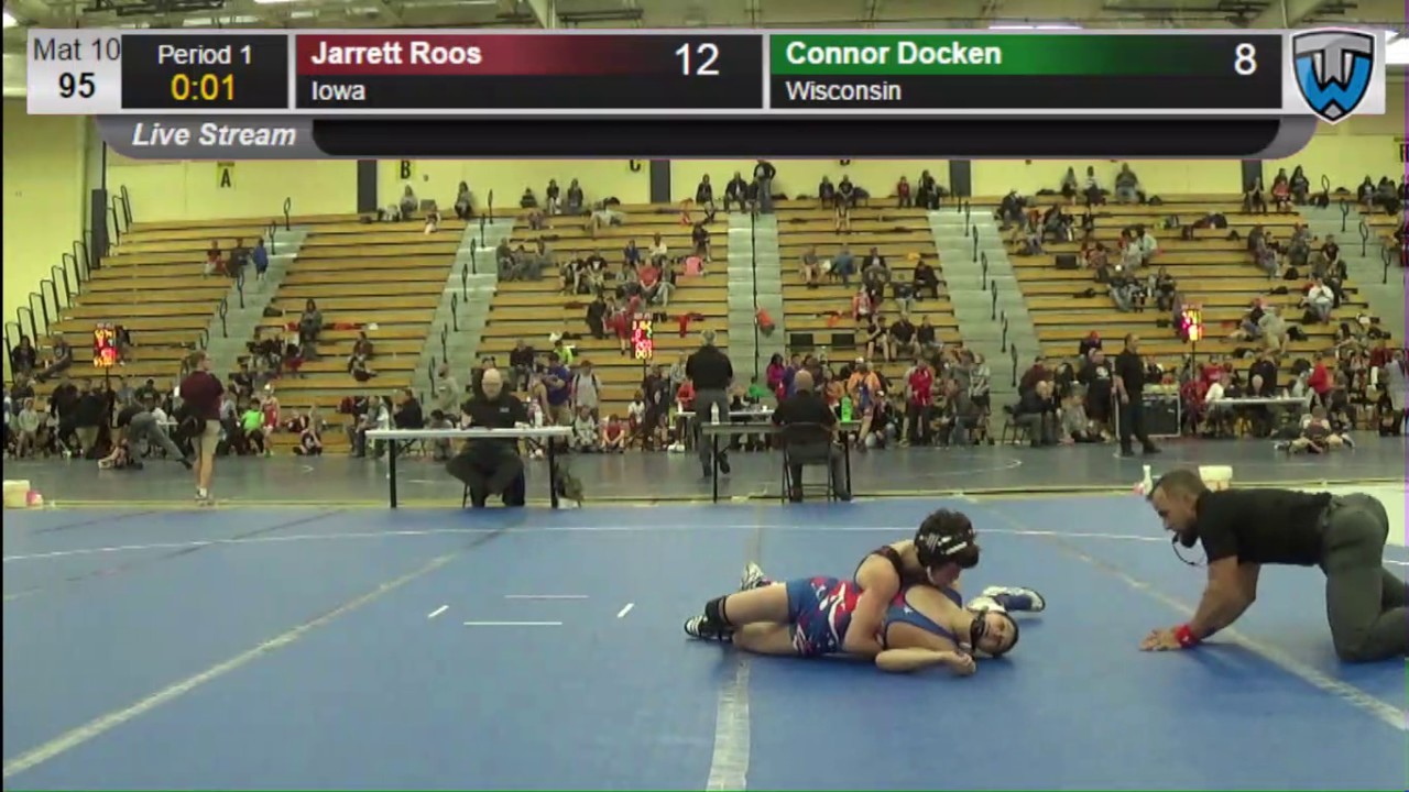4124 Novice 95 Jarrett Roos Iowa vs Connor Docken Wisconsin 7864467104 ...