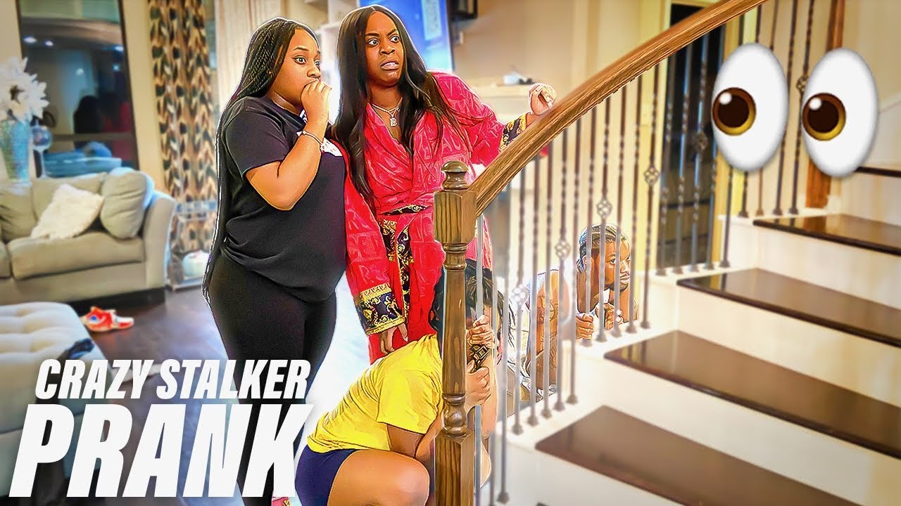 CRAZY STALKER PRANK ON SISTERS (HILARIOUS) - YouTube