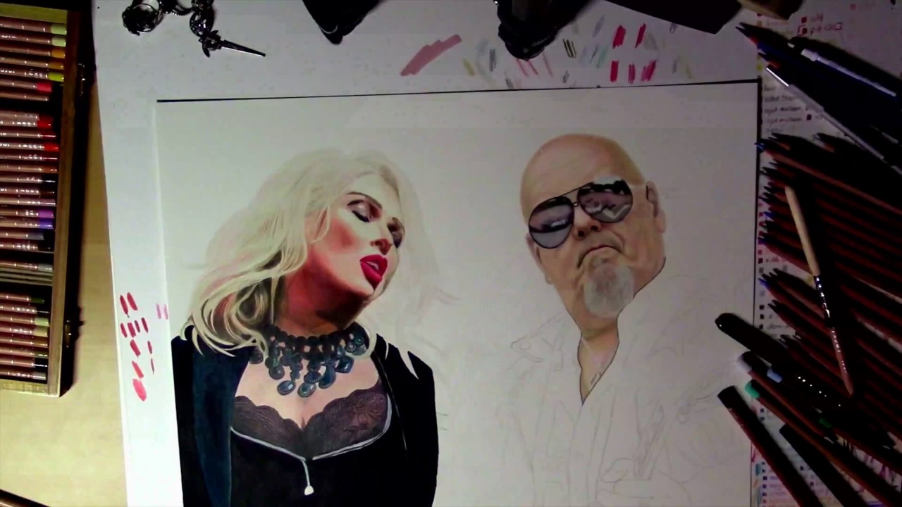 Drawing Kim Wilde & Ricky Wilde - YouTube