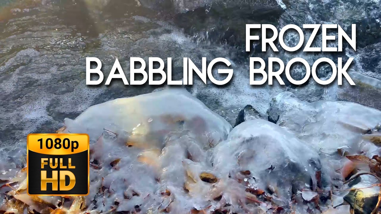 Relieve Stress So You Can Sleep Instantly with frozen babbling brook ...