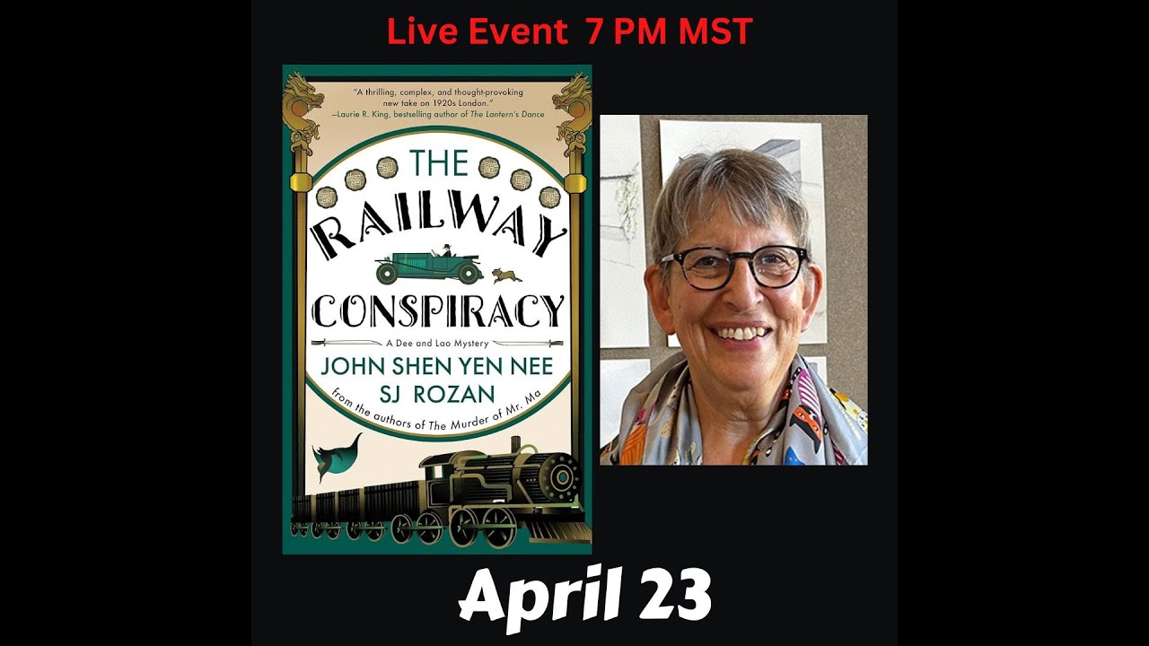S.J. Rozan discusses The Railroad Conspiracy - YouTube