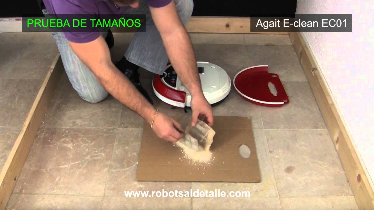 Asus Agait E clean EC01: prueba de tamaños - YouTube