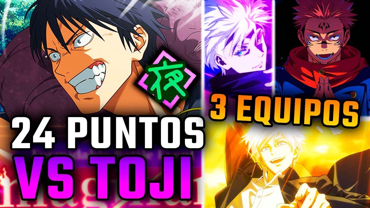 VS TOJI FUSHIGURO SP VERDE 24 PUNTOS [3 EQUIPOS] | Jujutsu Kaisen ...