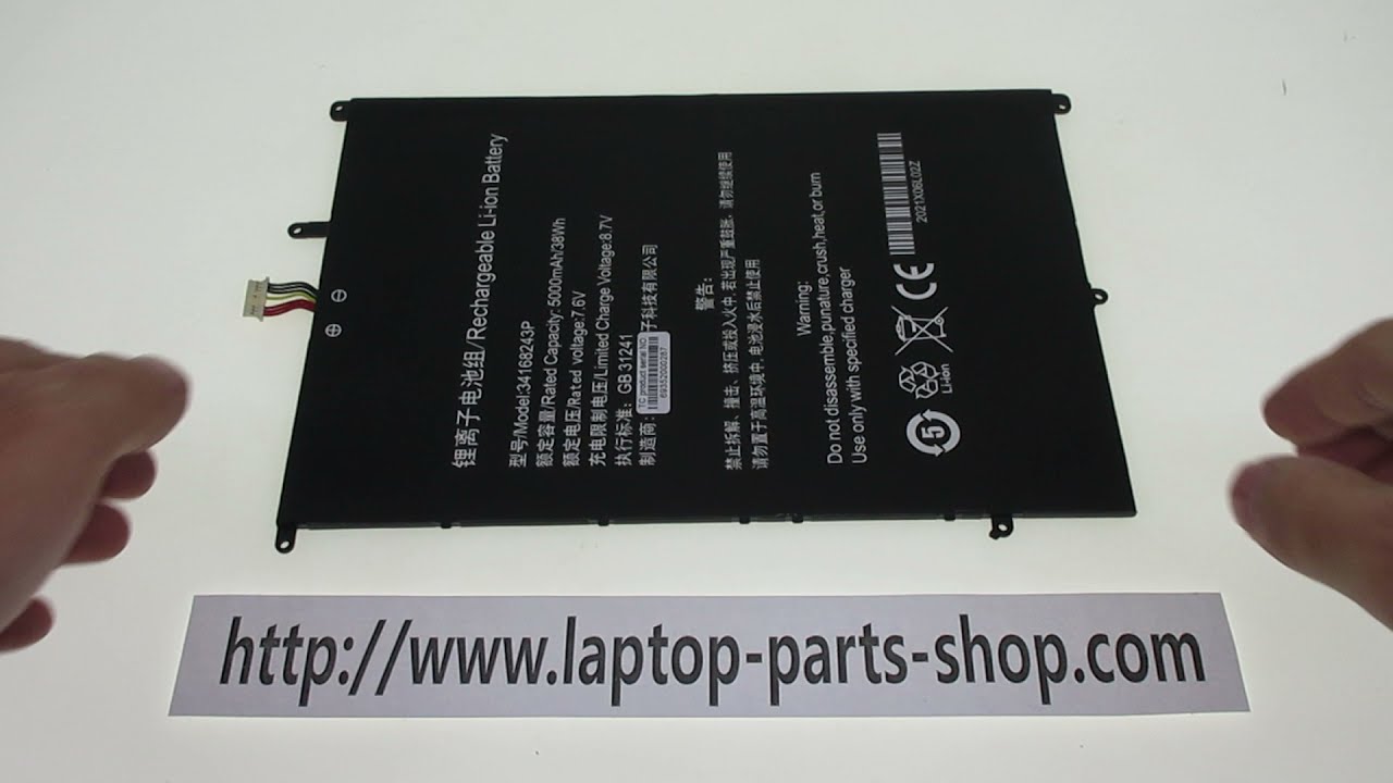 Brand New for CHUWI 34168243P Computer batteries,Laptop Battery - YouTube