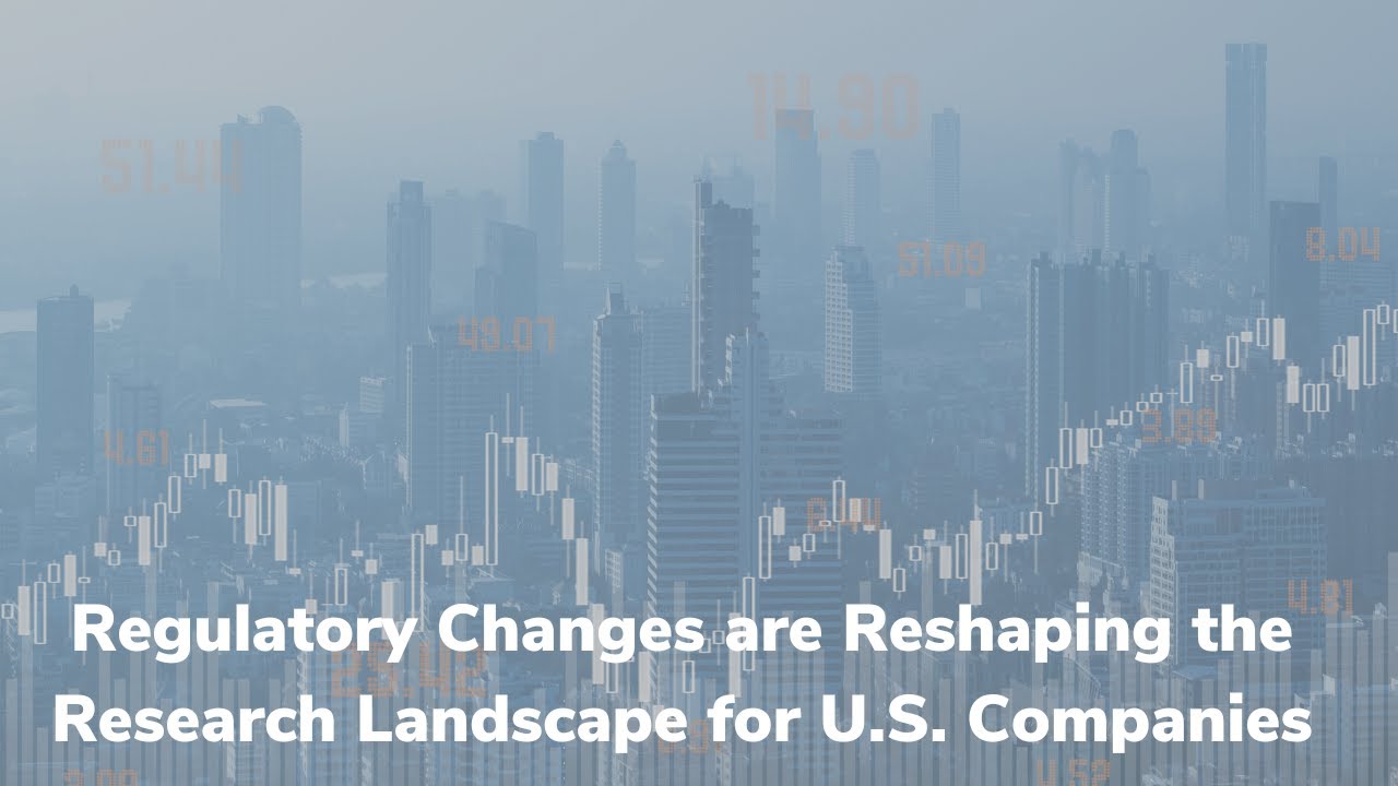 How Regulatory Changes are Reshaping the Research Landscape for U.S ...