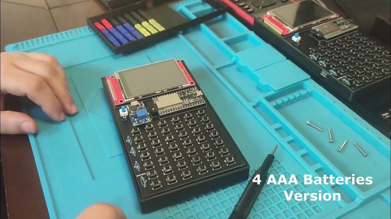 DIY graphics calculator galdeano02 hardware - YouTube