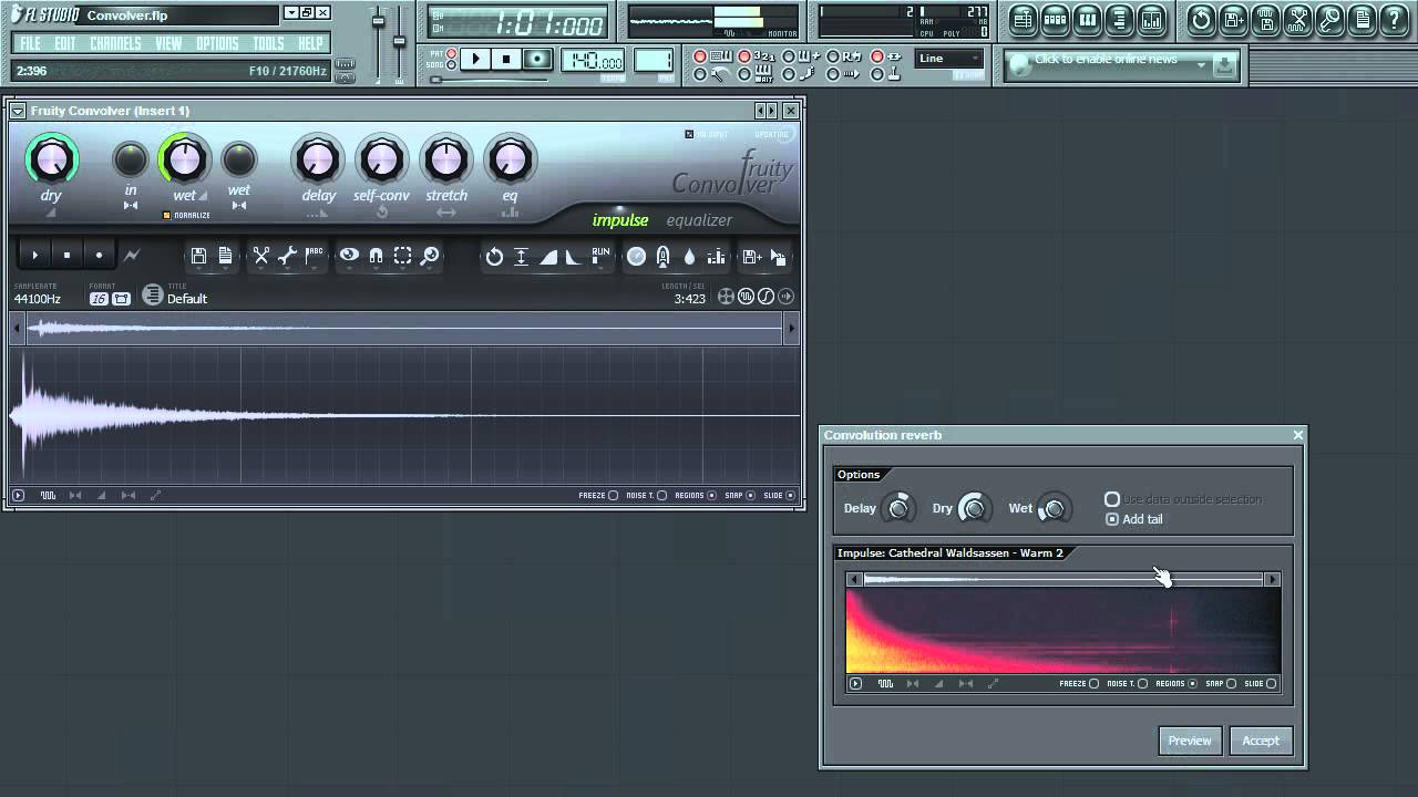 FL Studio Convolver | Impulses Response Processing (8 of 9) - YouTube