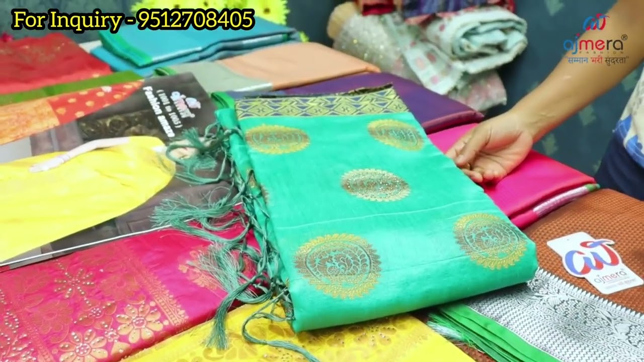 Exclusive Silk Sarees Direct from Manufacturer | Ajmera fashion Surat ...