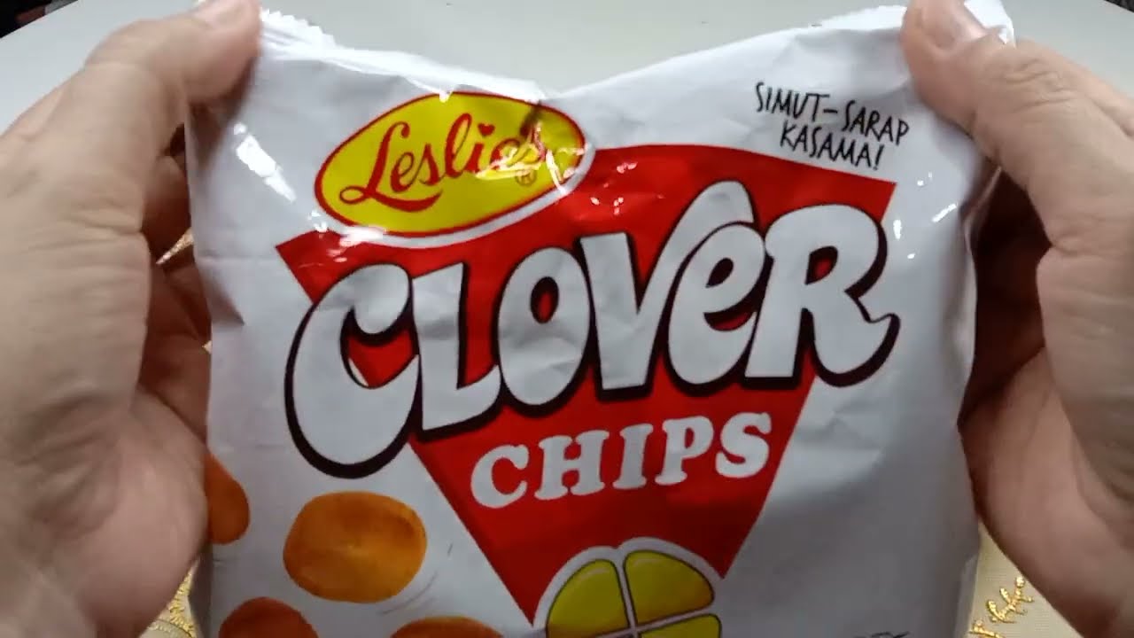 LESLIE'S CLOVER CHIPS BARBECUE CORN SNACK - YouTube
