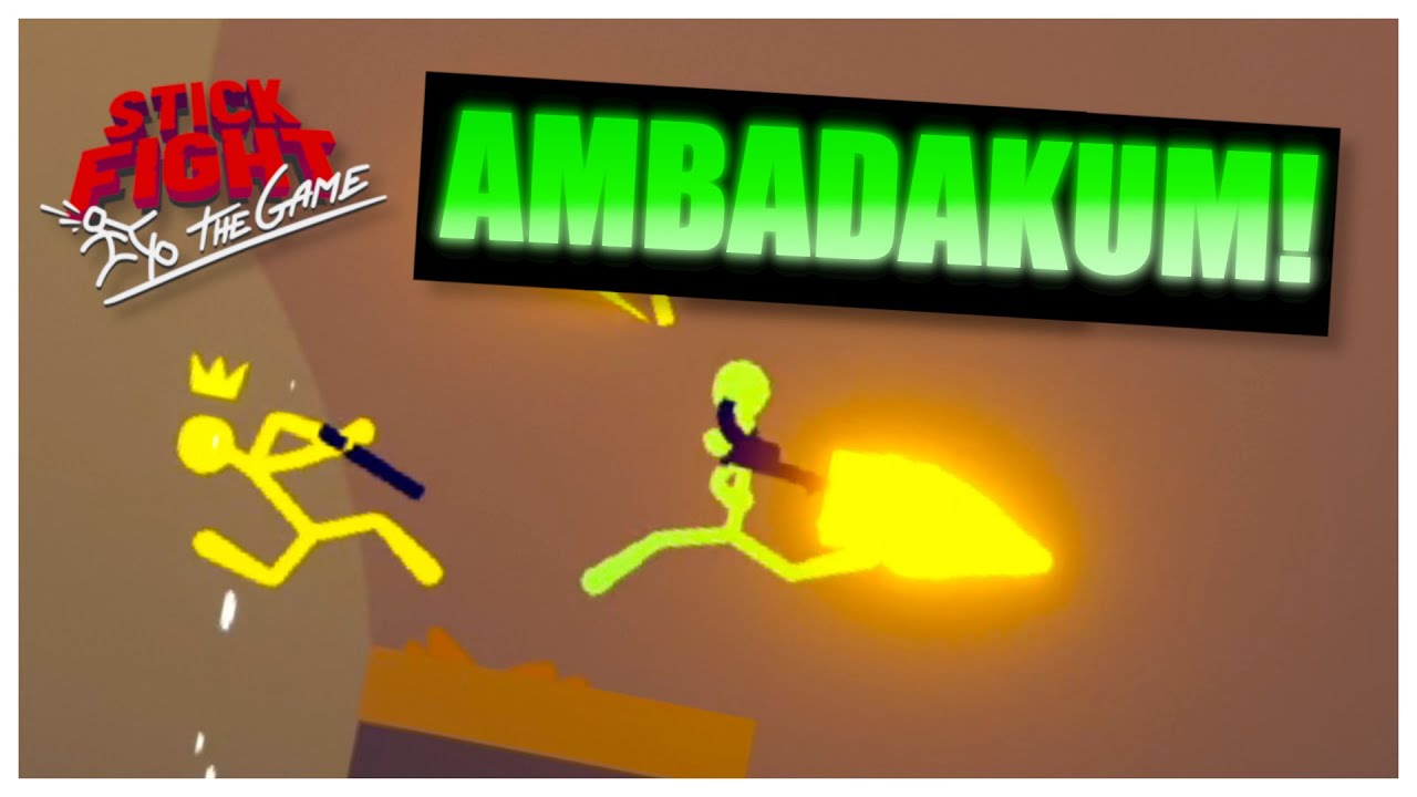 This gun is too powerful - Stick Fight - YouTube