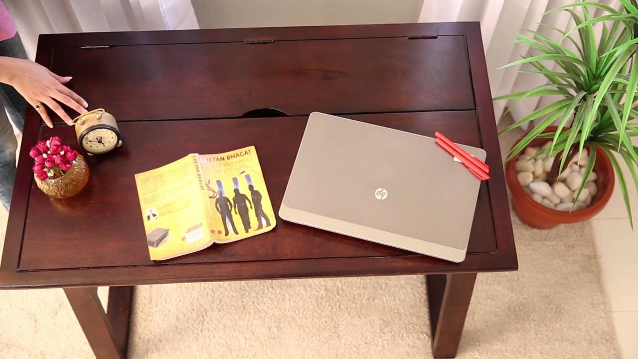 Study Table - Elson Study Table Desk Online At Wooden Street - YouTube