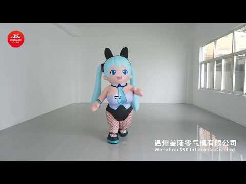 360 Inflatable Custom Design Cartoon Mascot Walking Advertising Inflatable Costume for Outdoor Event