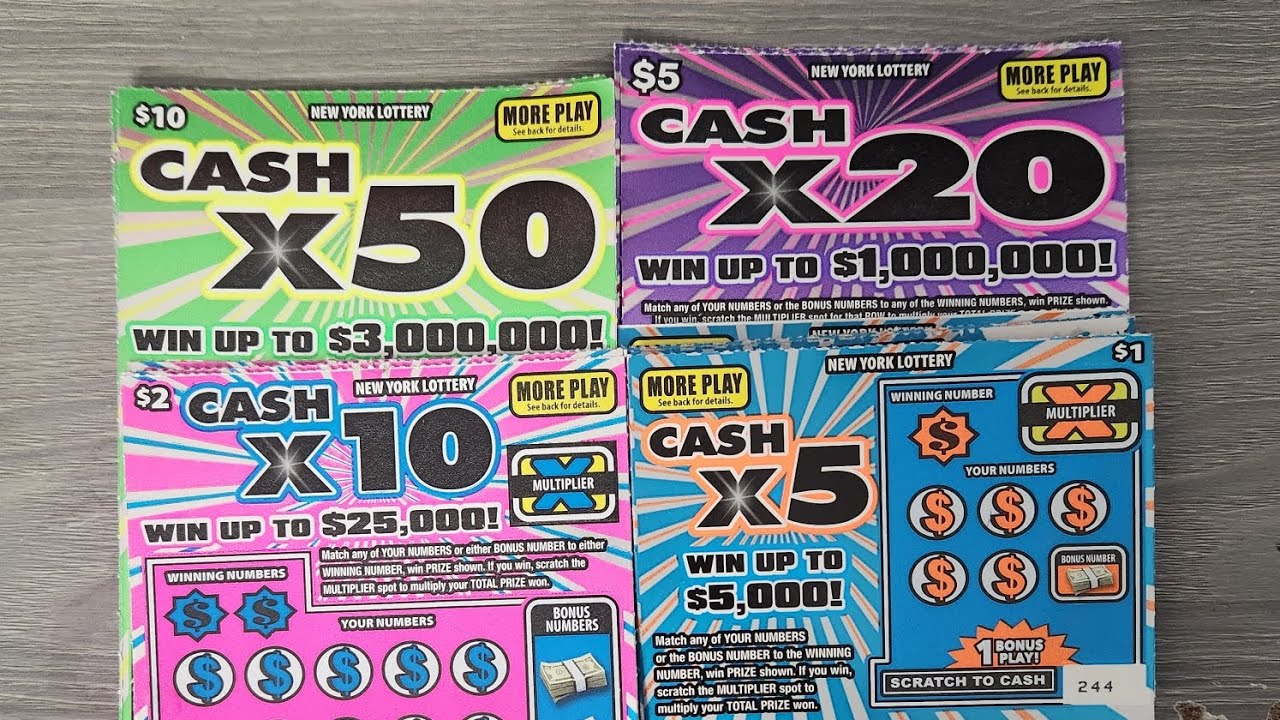 New Ticket Tuesday Cash X 50, 20, 10 and 5 NY Scratch Off Tickets - YouTube