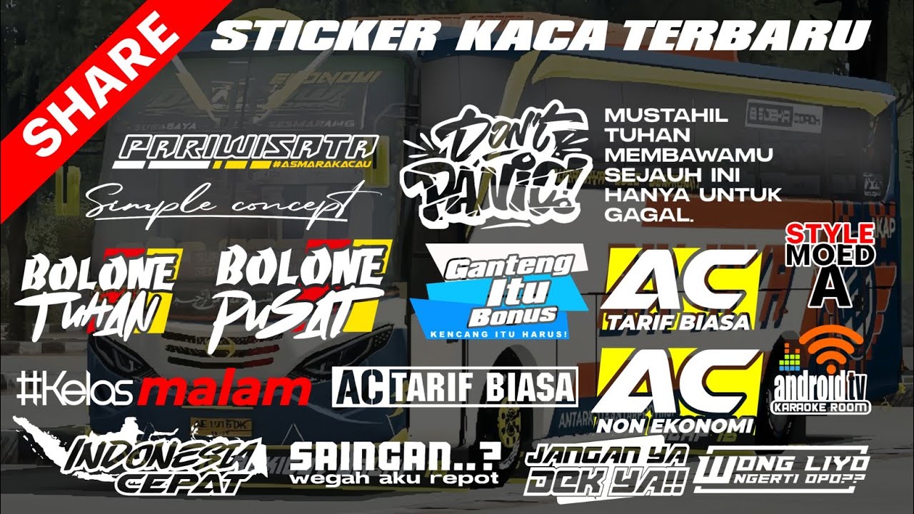 SHARE STICKER TERBARU AWAL BULAN SEPTEMBER - YouTube