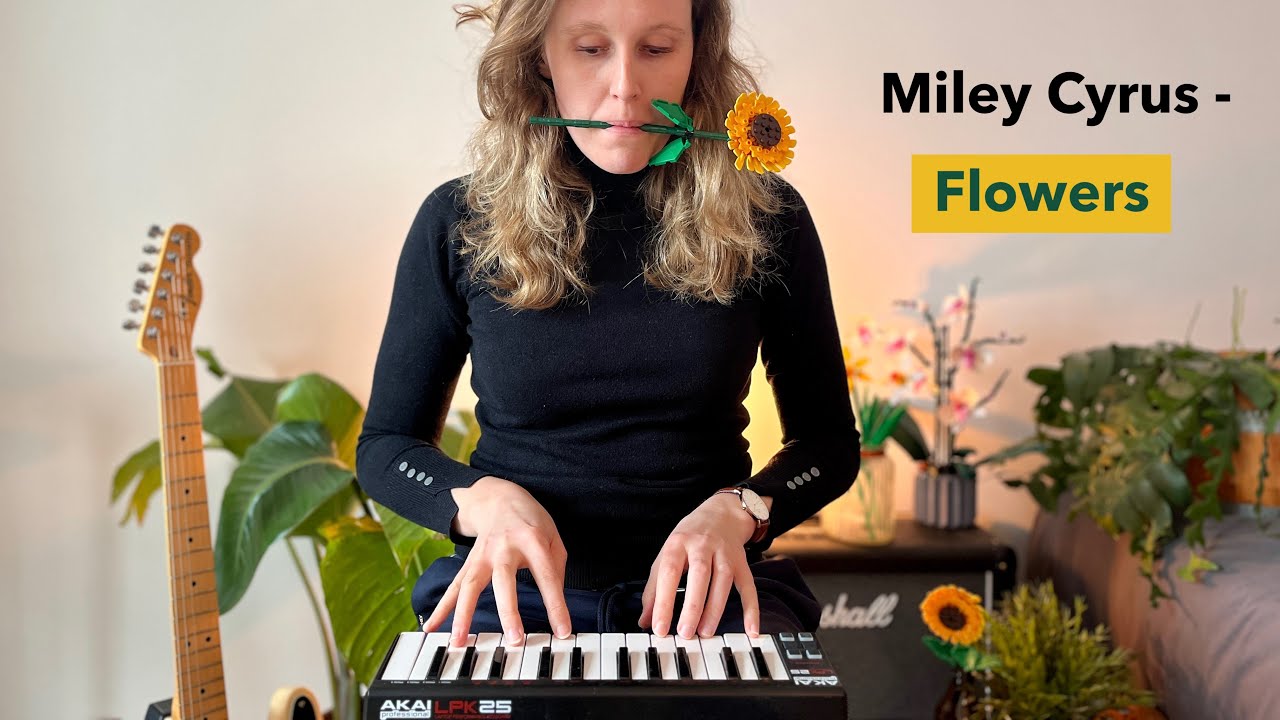 Miley Cyrus - Flowers: full band cover - YouTube