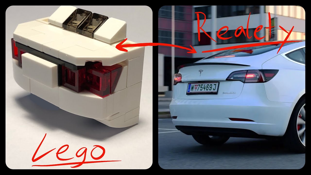 How to build a Lego Tesla Model 3 Trunk (Episode 20) - YouTube