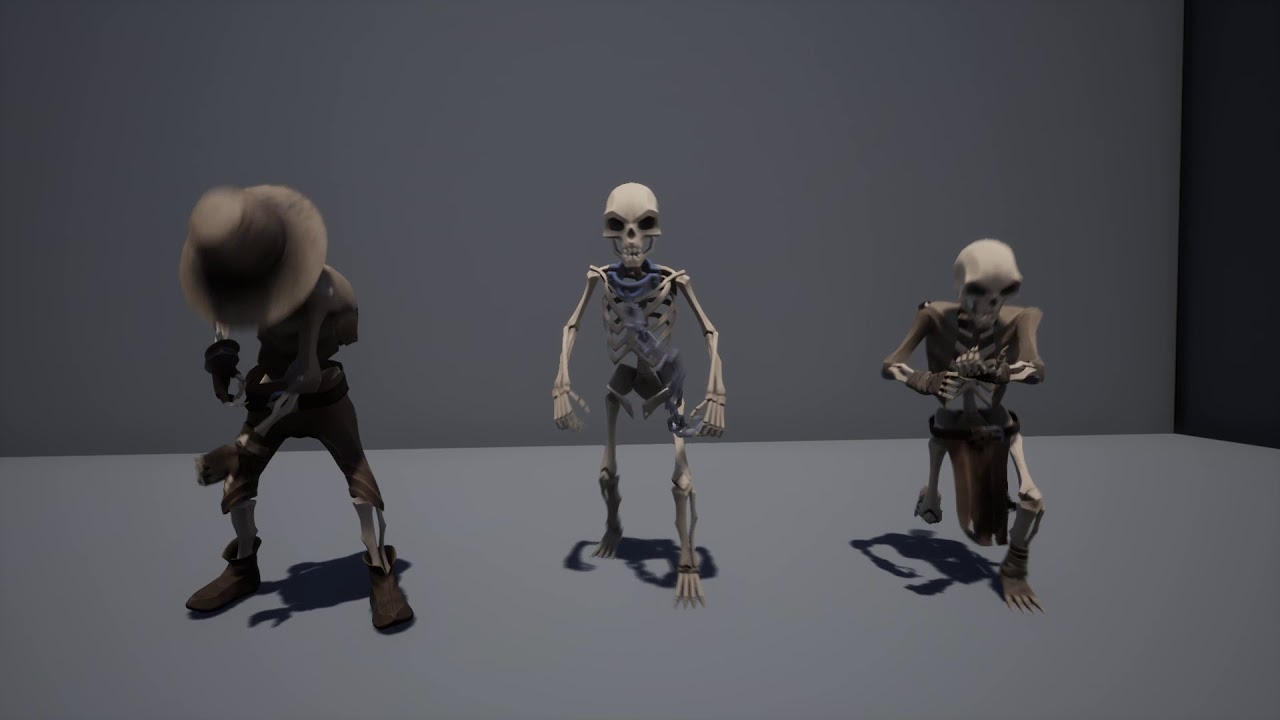 Stylized Modular Skeletons - YouTube