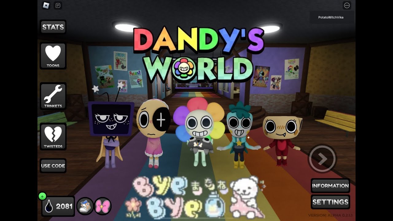Playing dandys world AS SHELLY :D - YouTube