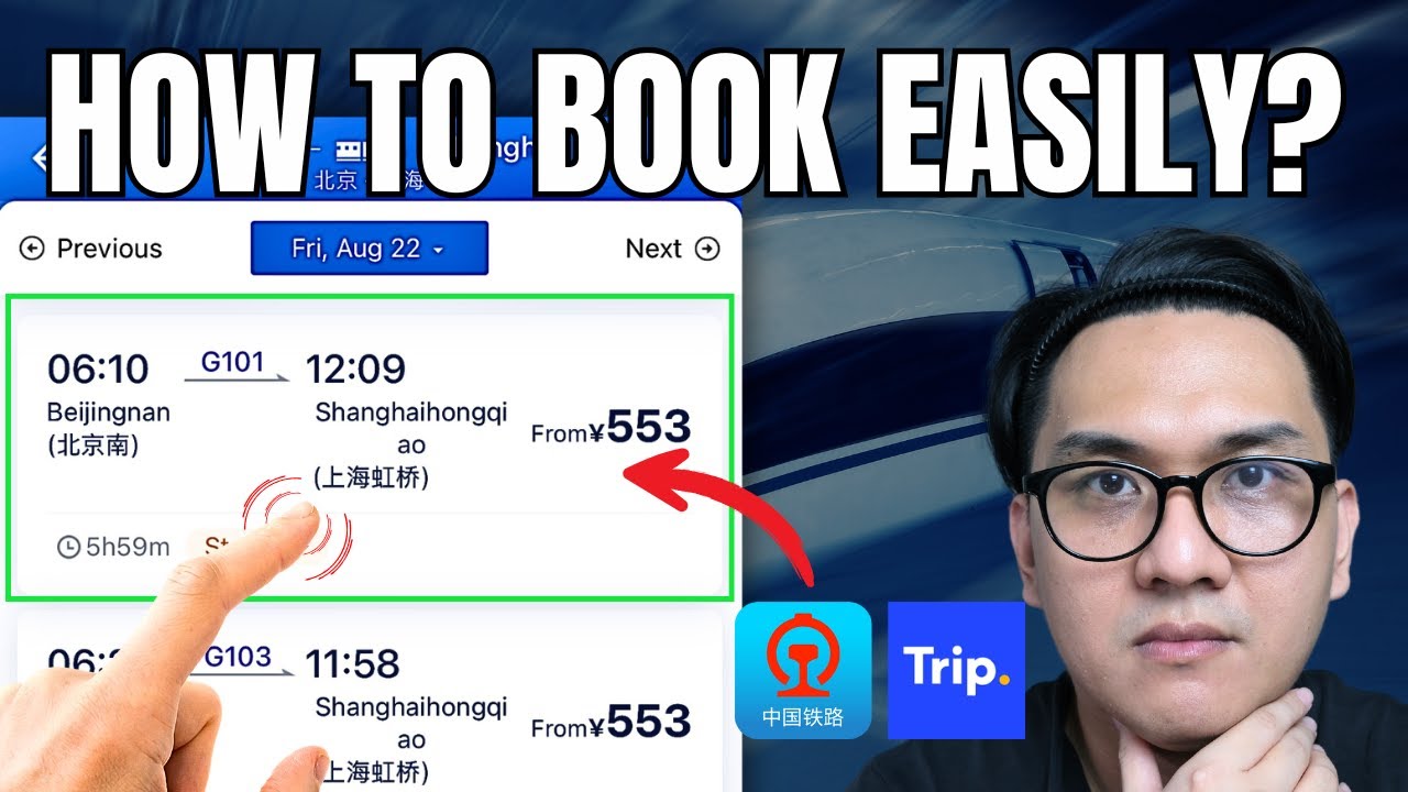 How to Book China High-Speed Train Tickets? - YouTube