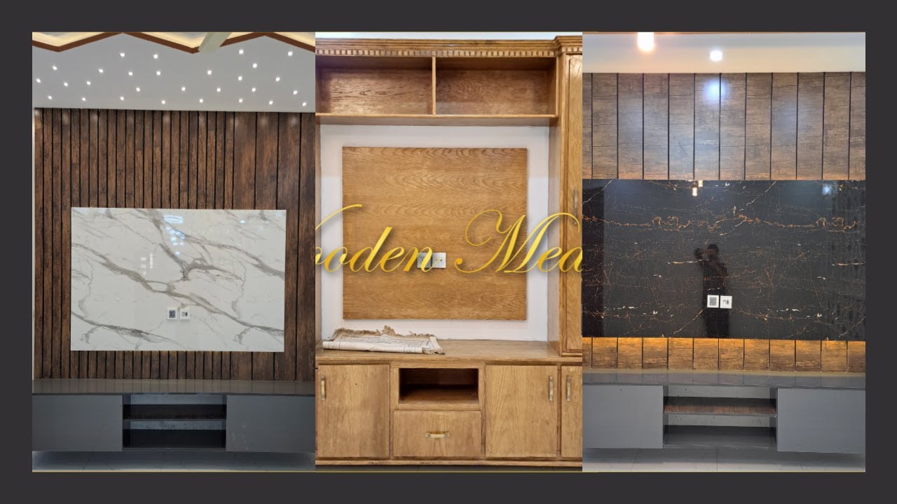 ️ Part 2. Top 3 Media wall designs in Pakistan 2023 | tv unit design ...