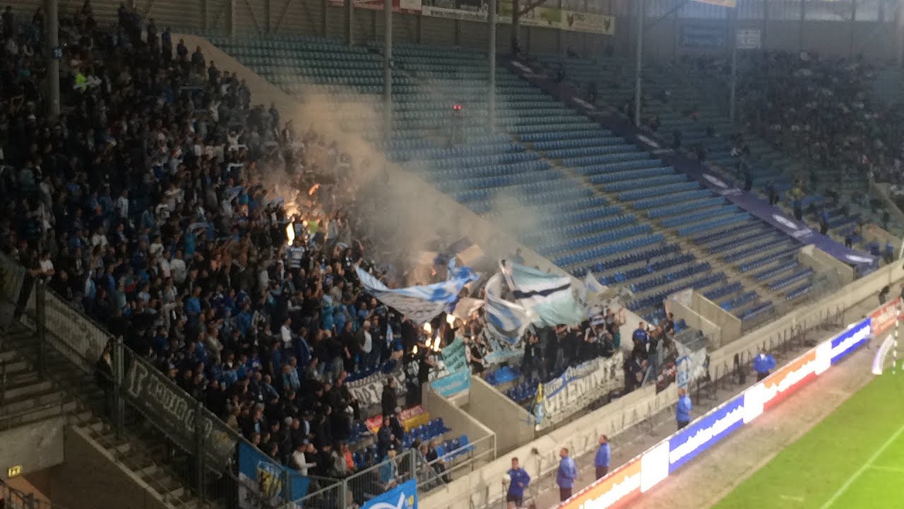 TEIL 2 Pyro & mehr Block U 1.FC Magdeburg - Chemnitzer FC - YouTube