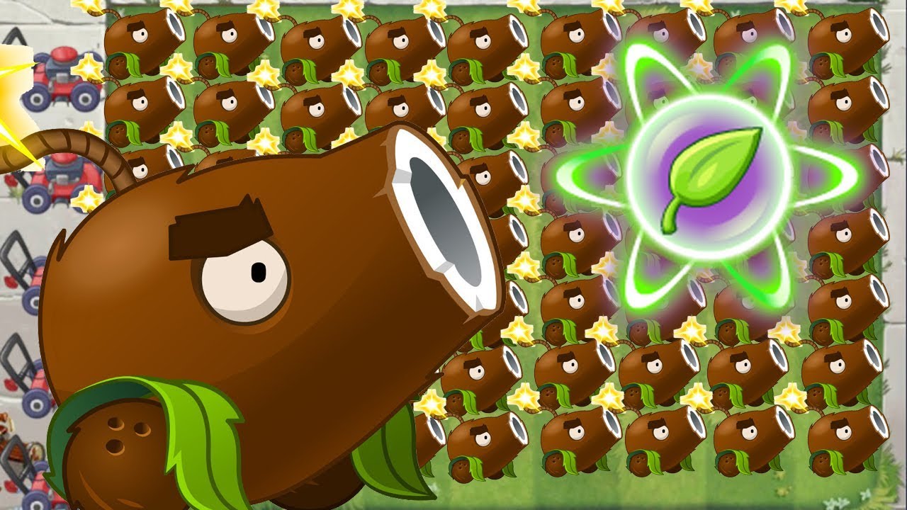 Plants vs Zombies 2 Mobile Coconut Cannon Max Level vs Zombies - YouTube