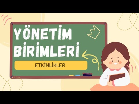 3. Sınıf Hayat Bilgisi - Yönetim Birimleri Etkinlikleri
