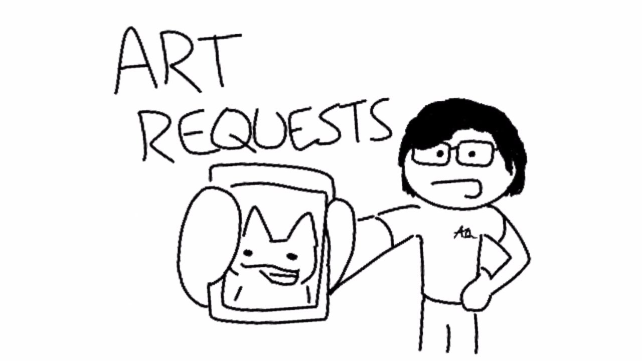 drawing art requests! - YouTube