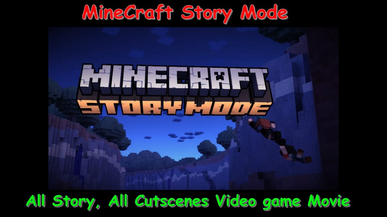 MINECRAFT STORY MODE : All Story Cutscenes Game Movie - YouTube